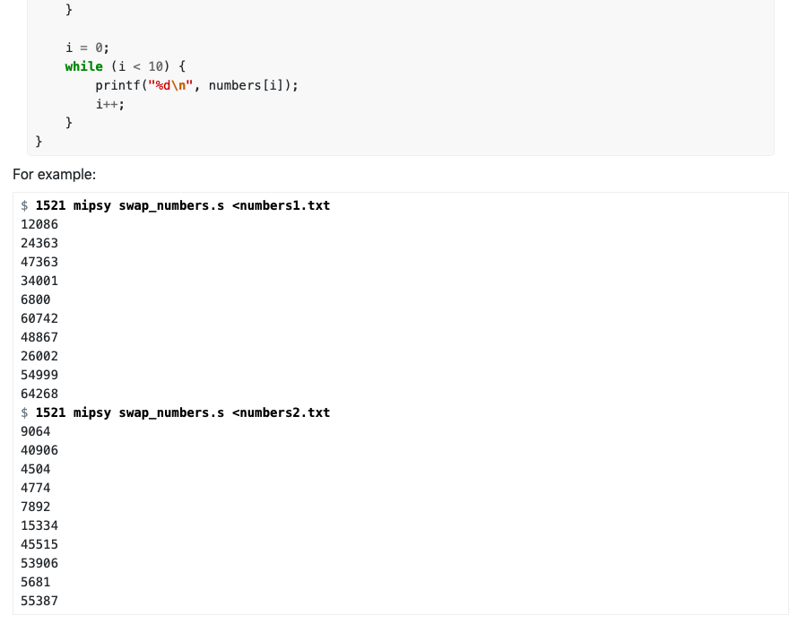 Solved EXERCISE INDIVIDUAL: MIPS Swapping In the files for | Chegg.com Solved EXERCISE INDIVIDUAL: MIPS Swapping In the files for | Chegg.com