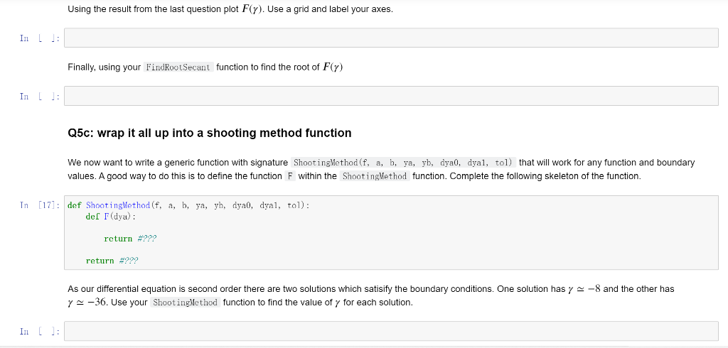 Question 5: solving boundary value problems (BVPs) | Chegg.com