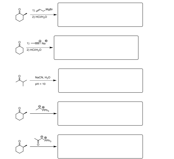 Solved 1) A MgBr 2) HCTH20 02) HCIHO NaCN, H2O pH = 10 PPh | Chegg.com