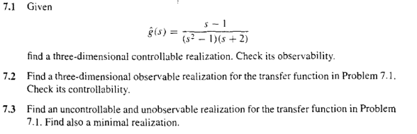 Solved 7 1 Given G S S2−1 S 2 S−1 Find A