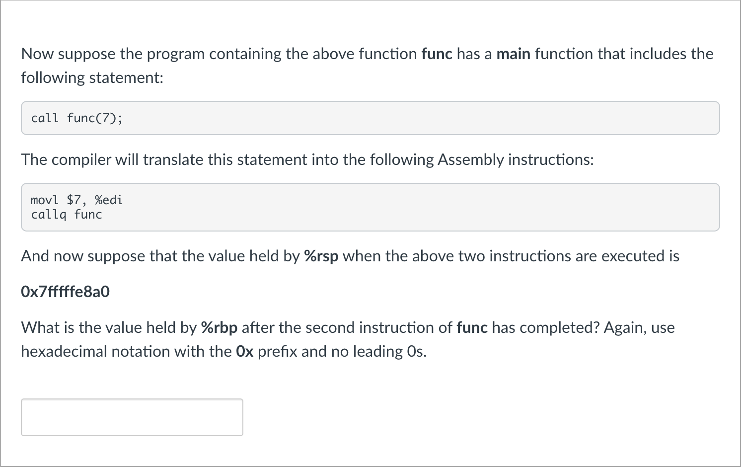 Now Suppose The Program Containing The Above Function