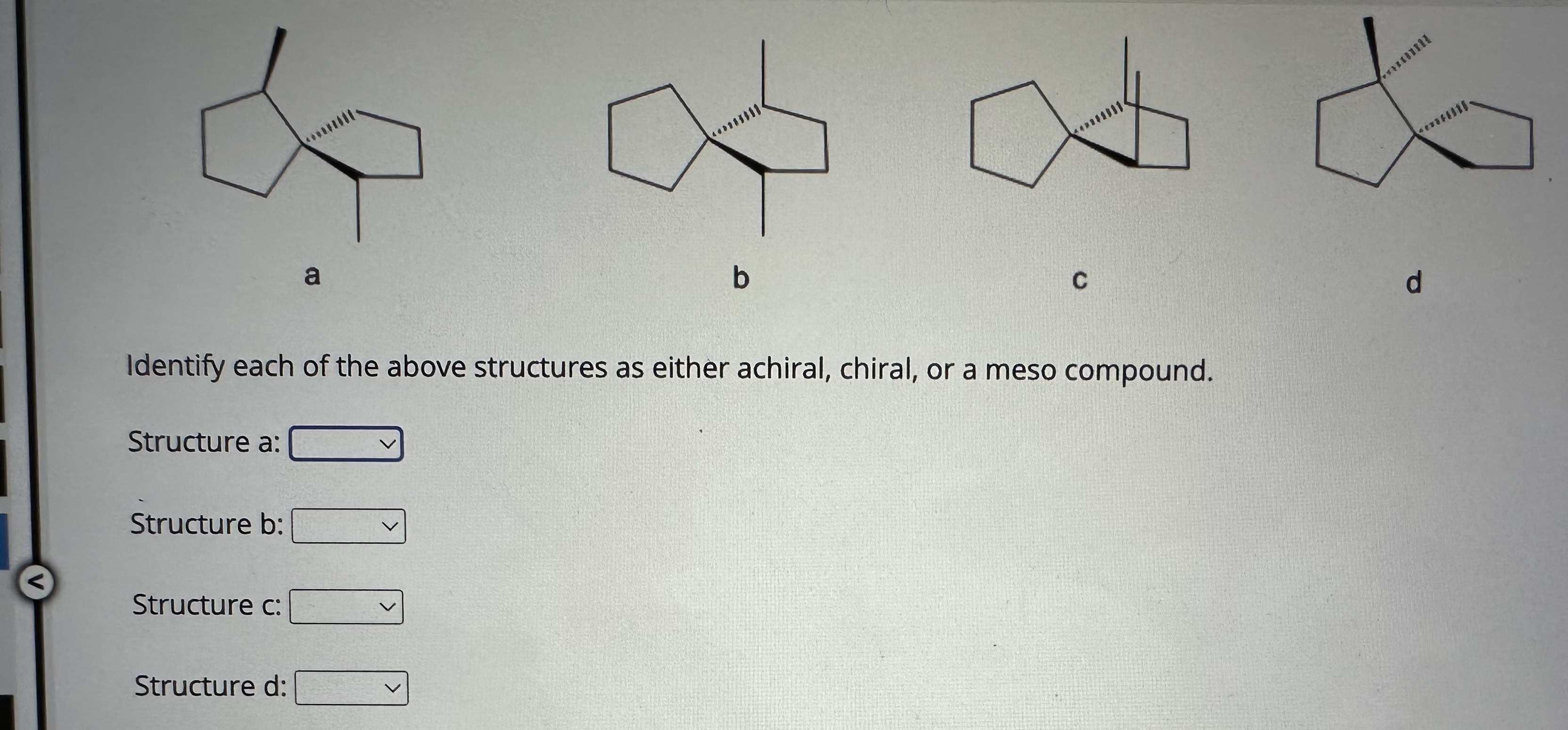 Identify each of the above structures as either | Chegg.com