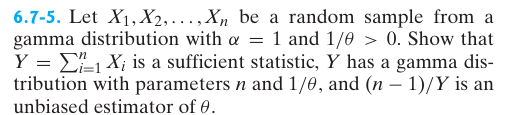 Solved 6.7-5. ﻿Let x1,x2,dots,xn be ﻿a random sample from | Chegg.com