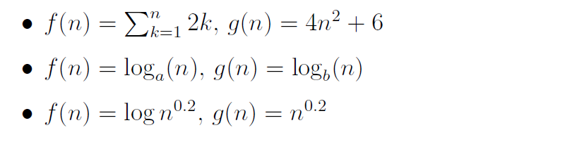 Solved (c) For the following functions, decide if f(n) is | Chegg.com