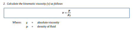Solved CALCULATION 1. Calculate the absolute viscosity (H) | Chegg.com