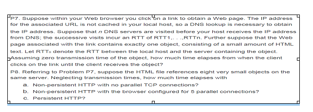 Solved PP7. Suppose within your Web browser you click on a | Chegg.com