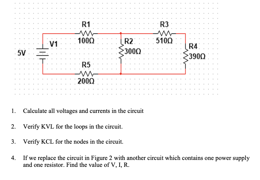 Solved Calculate all voltages and currents in the circuit | Chegg.com