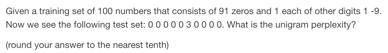 Given a training set of 100 numbers that consists of | Chegg.com