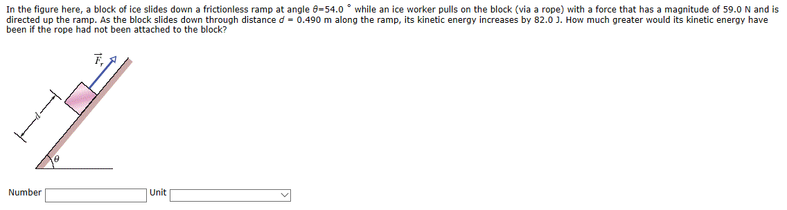 Solved In the figure here, a block of ice slides down a | Chegg.com