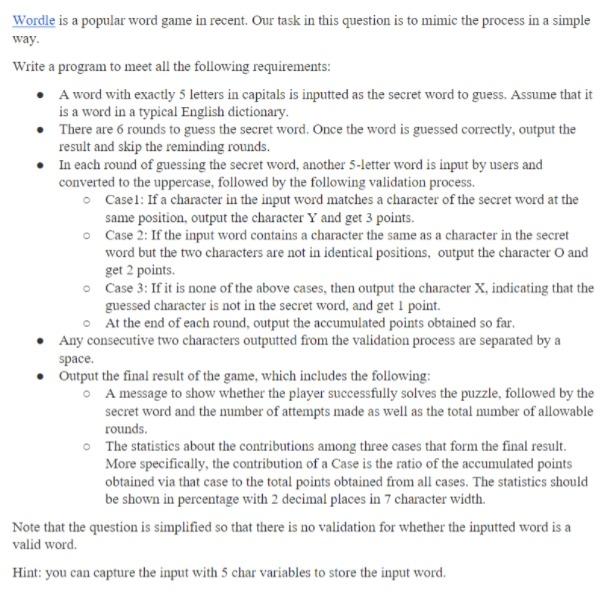 Solved Primitive Data Type (int, double, char), Console I/O, | Chegg.com