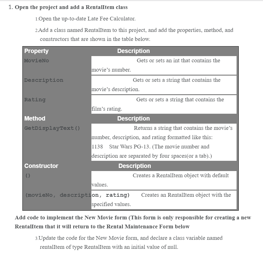 Solved C# Windows Application Form Question: I could use | Chegg.com