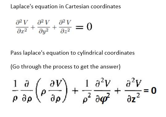 Solved Laplace's equation in Cartesian coordinates Ә2 V Ә? У | Chegg.com
