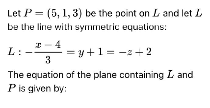 Solved Let P=(5,1,3) be the point on L and let L be the line | Chegg.com