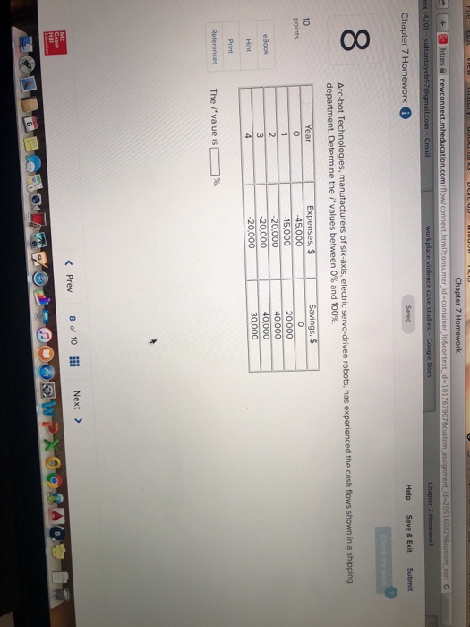 Solved Chapter 7 Homework ucation.com/flow /conn Chapter 7 | Chegg.com