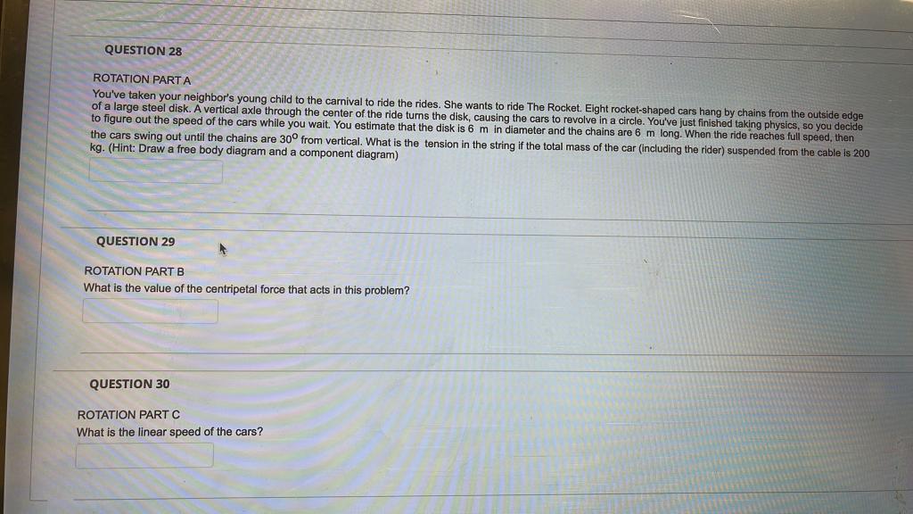 Solved Answer 28, 29 and 30 correct. Pls solve all three | Chegg.com