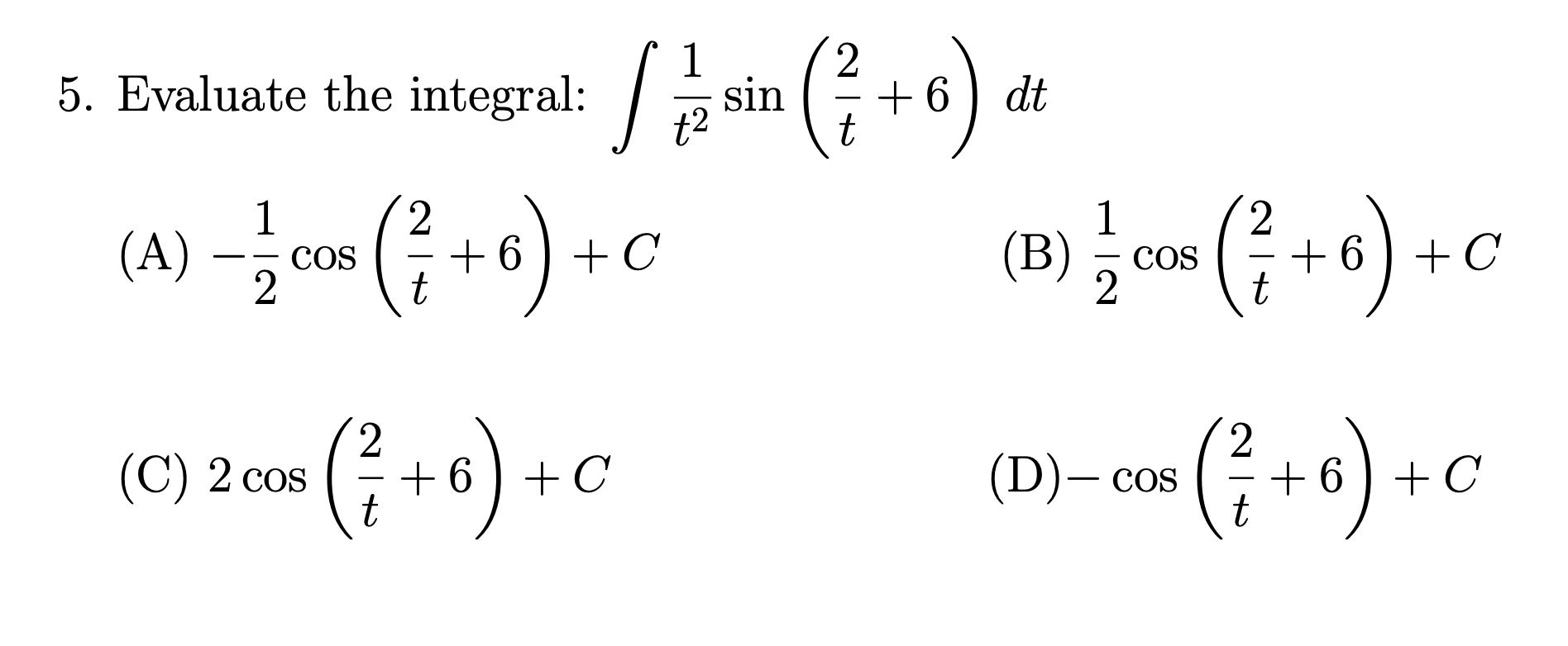 Solved Evaluate the integral: | Chegg.com