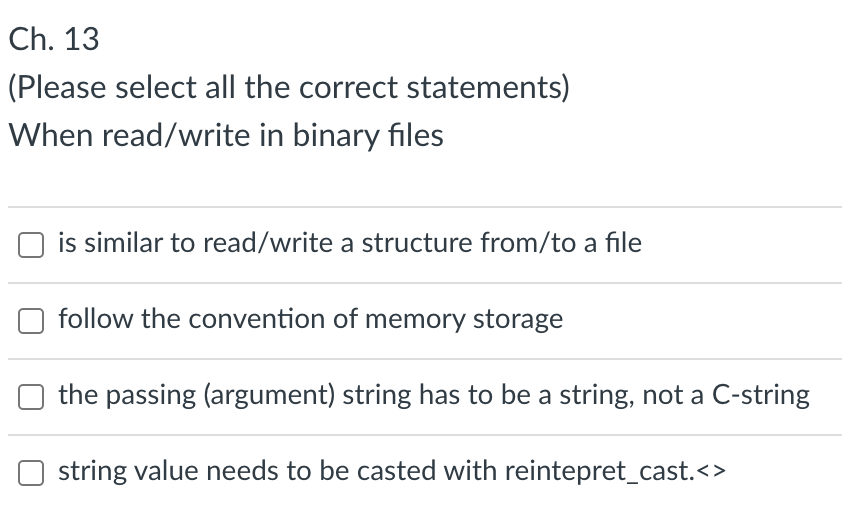 Solved Ch. 11 By default, when obj2 = obj1, it means | Chegg.com