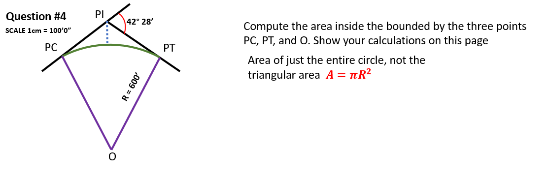 Solved Compute the area inside the bounded by the three | Chegg.com