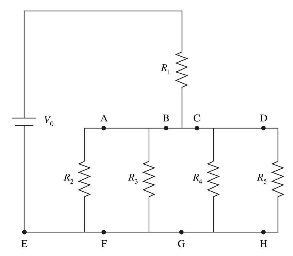 Solved 1.The circuit to the right consists of a battery | Chegg.com