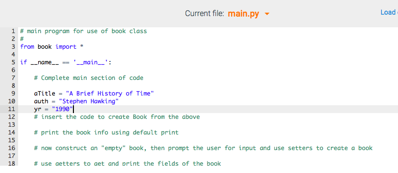 Solved In this exercise you will make use of a class Book. | Chegg.com