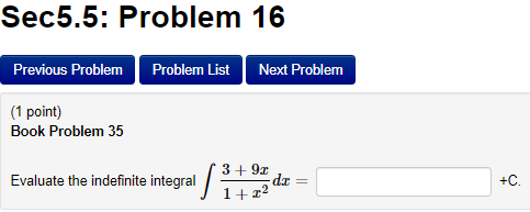 Solved Sec5.5: Problem 16 Previous Problem Problem List Next | Chegg.com