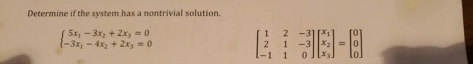 Solved Given matrix A and vector b write the augmented | Chegg.com