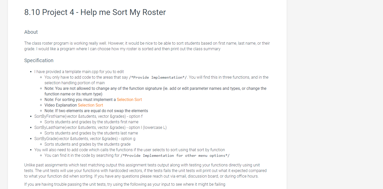Solved Can you help with this assignment please? In C++ : | Chegg.com