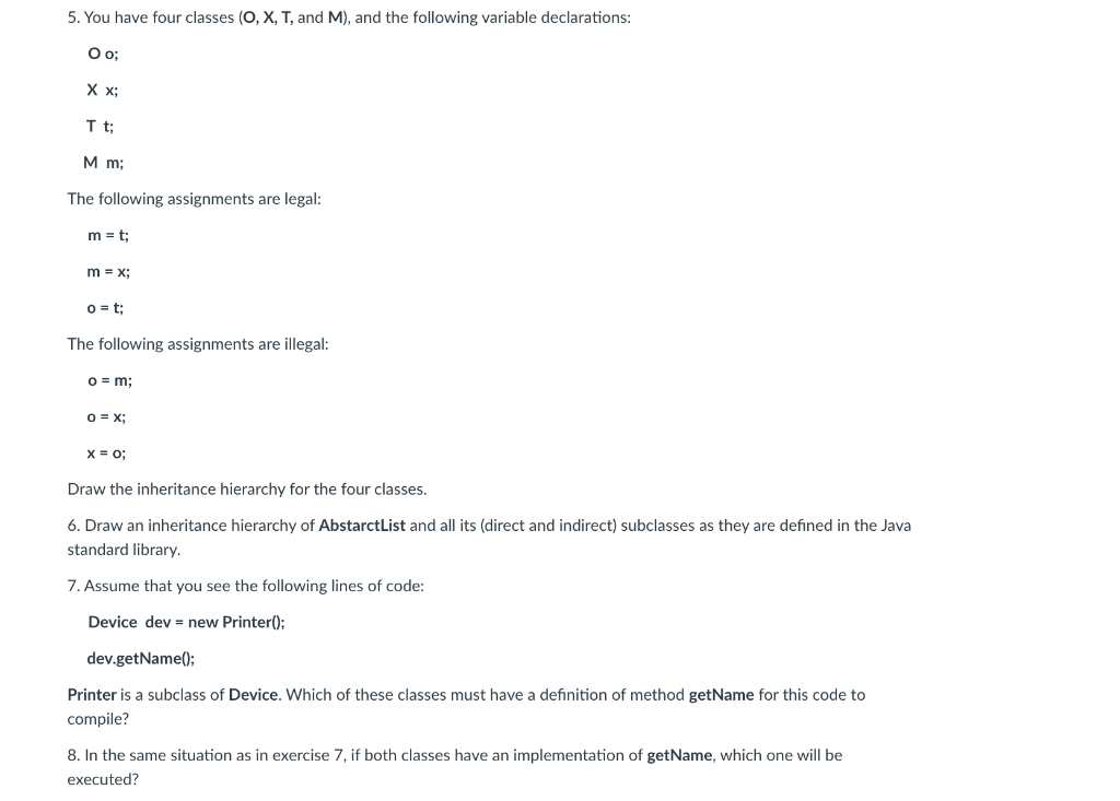 Solved Answer the following questions. Where any code | Chegg.com
