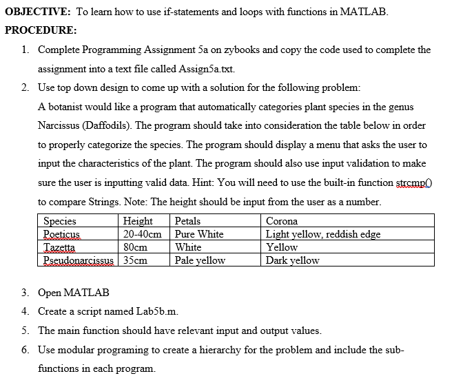 OBJECTIVE: To learn how to use if-statements and | Chegg.com