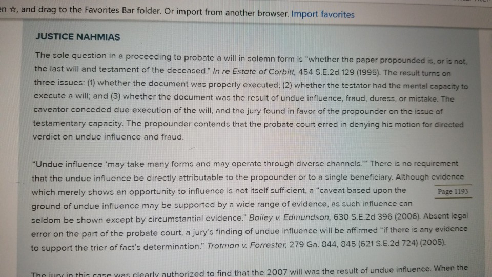 Solved Table of Contents Module Two 2-2 Discussion: Estate | Chegg.com