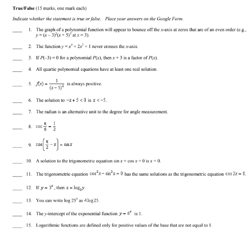 Solved 1. The graph of a polynomial function will appear to | Chegg.com