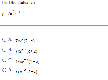 Solved Find dy/dt. y=(ecos(t/5))4 A. −54(esin(t/5))3 B. | Chegg.com