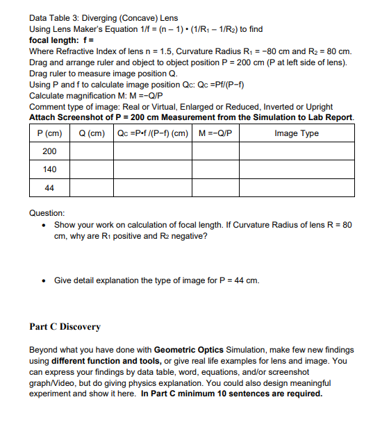 Solved Part B Lab Go to PhET website. Click on | Chegg.com