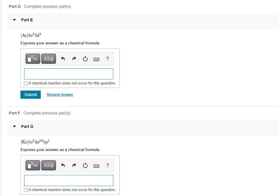 Solved Identify The Specific Element That Corresponds To