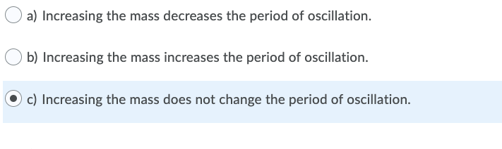 Solved The equation of motion for an object oscillating back | Chegg.com