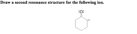 Solved Draw a second resonance structure for the following | Chegg.com