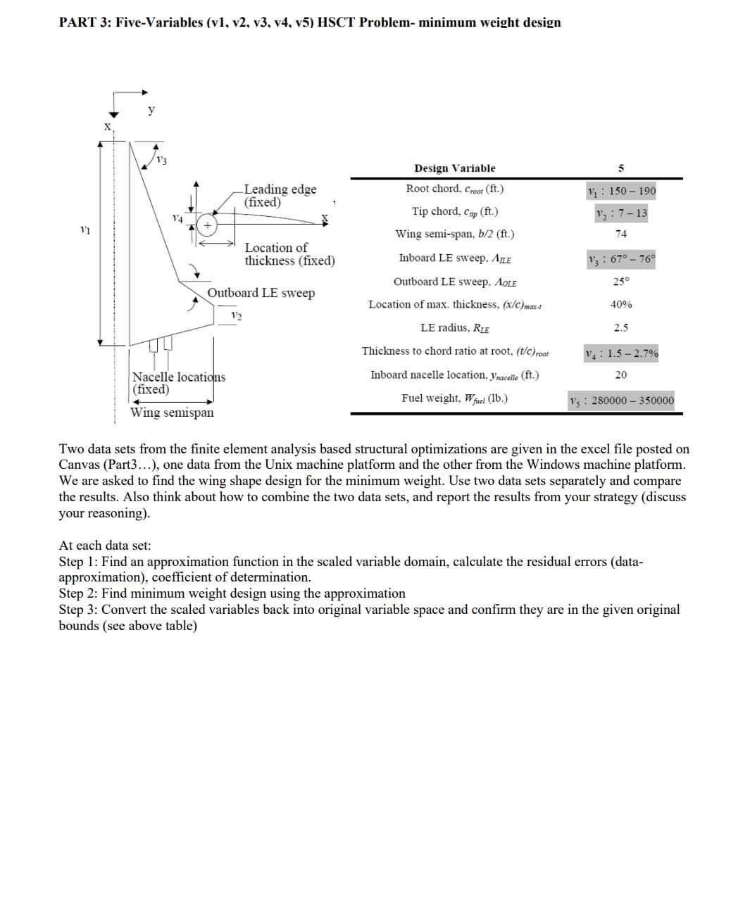 \r\nPART 3: Five-Variables (v1, v2, v3, v4, v5) HSCT | Chegg.com