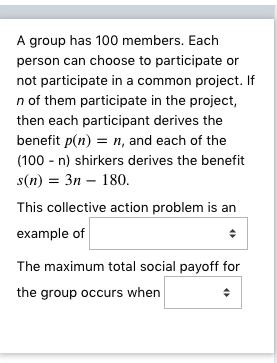 Solved A group has 100 members. Each person can choose to | Chegg.com