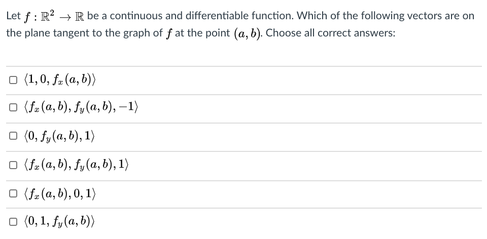 Solved Let f: R2 + R be a continuous and differentiable | Chegg.com
