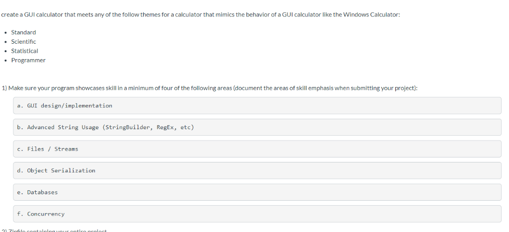 Please Do This As A Java Fx Gui Do Not Do Option E As 