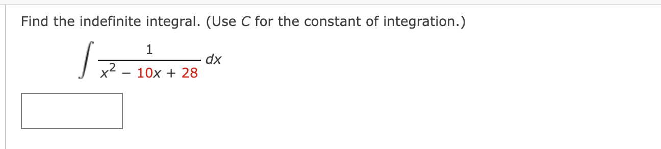 Solved Find the indefinite integral. (Use C for the constant | Chegg.com
