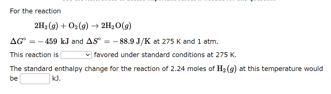 Solved For the reaction | Chegg.com