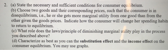 Solved 2. (a) State the necessary and sufficient conditions | Chegg.com