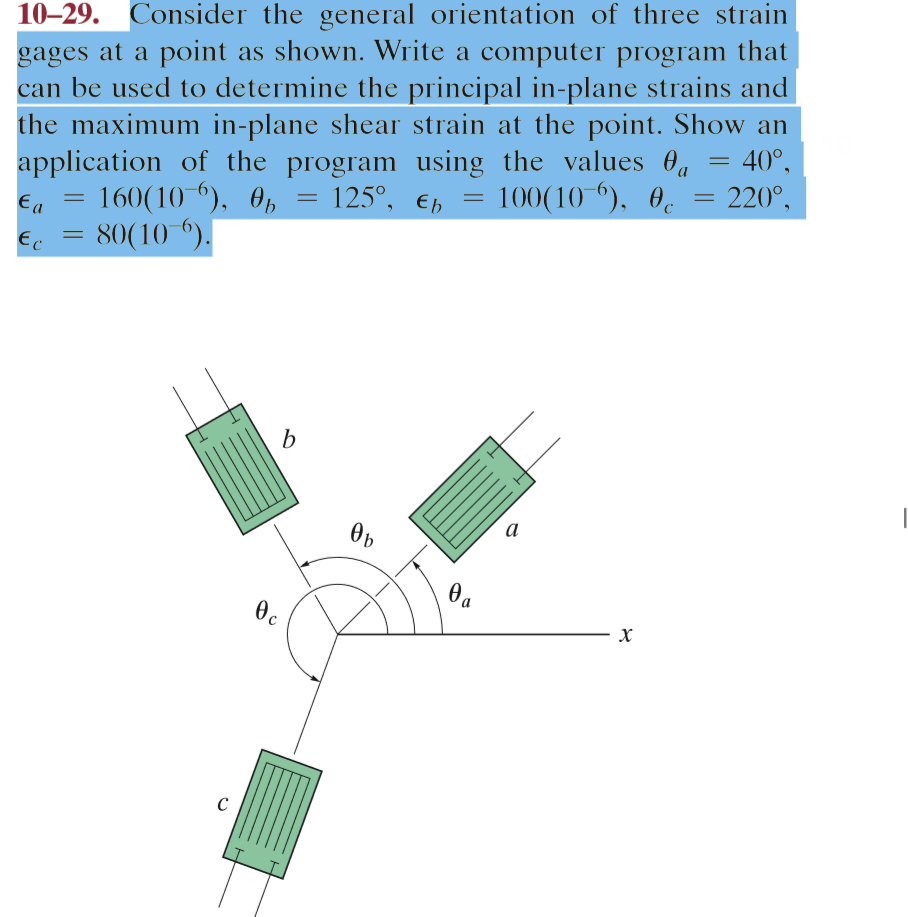 Solved 10-29. Consider the general orientation of three | Chegg.com