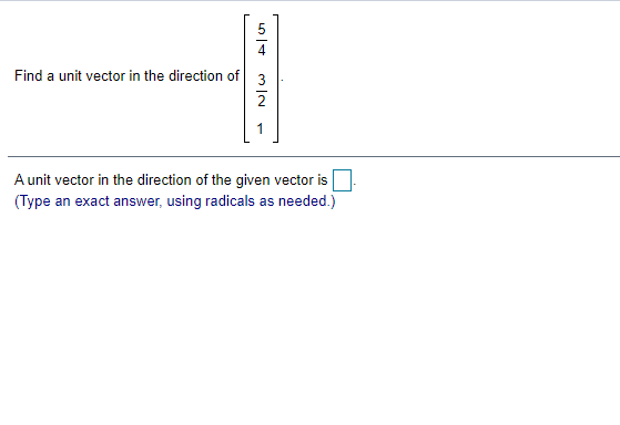 Solved Find a unit vector in the direction of 3 2 A unit | Chegg.com