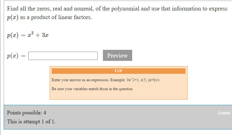 Solved Find all the zeros, real and nonreal, of the | Chegg.com