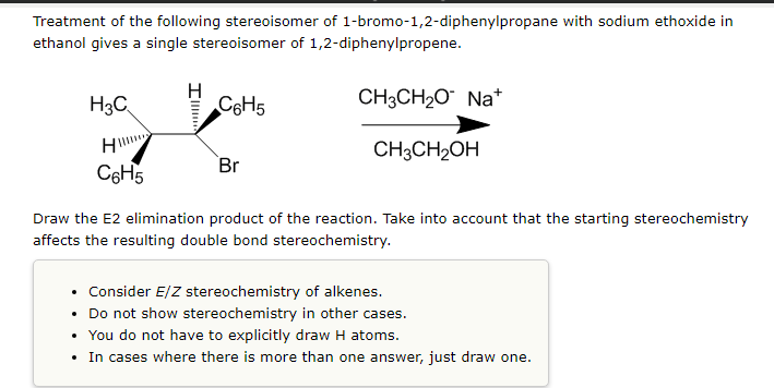 Solved Treatment of the following stereoisomer | Chegg.com
