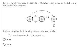 Solved Let S = (a,b). Consider the NFA N =(0.9.6.40.F) | Chegg.com