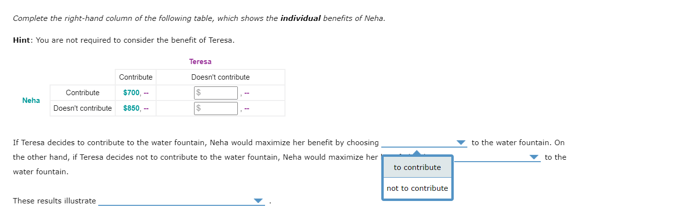 [Solved]: Complete the right-hand column of the following