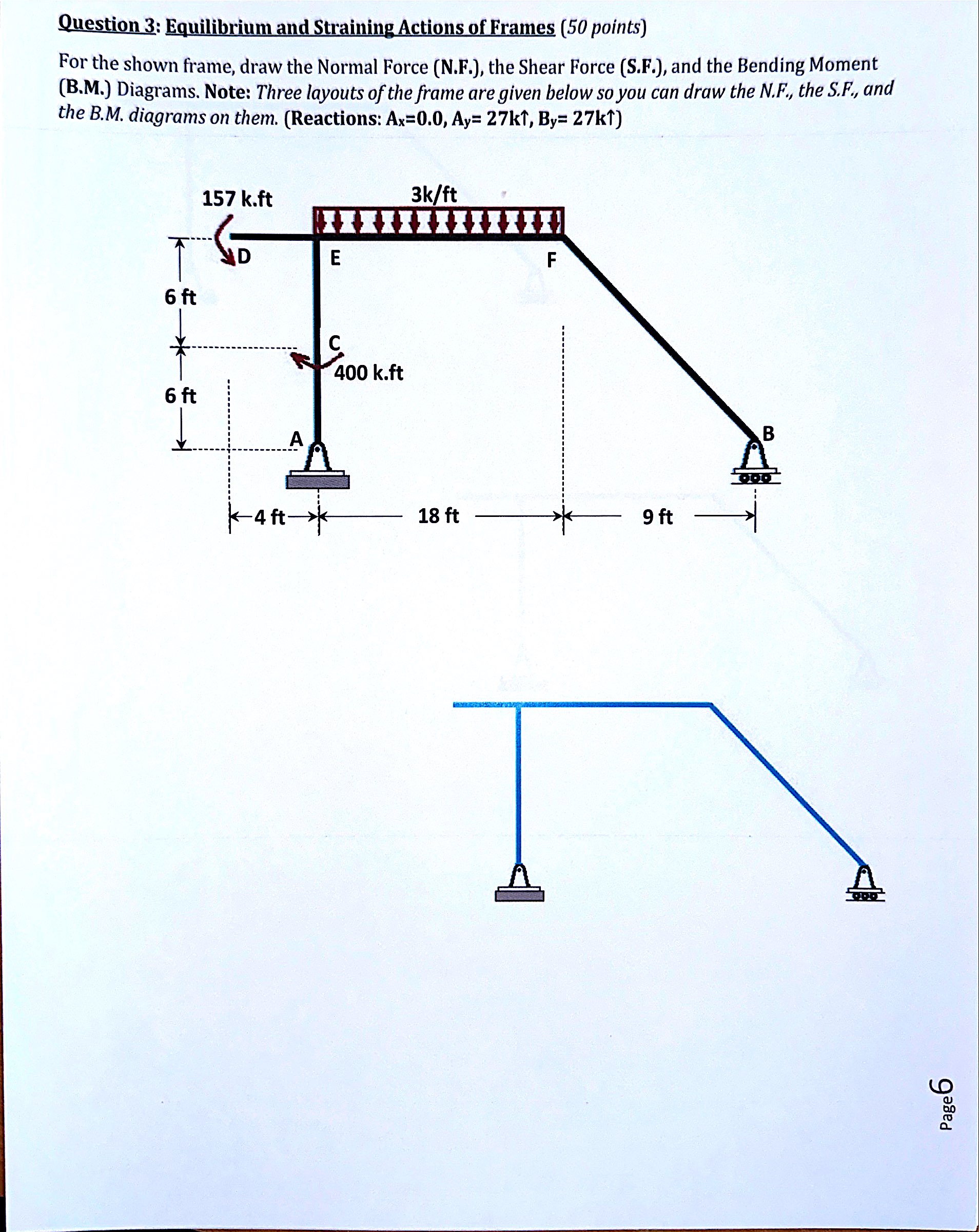 Question 3: Equilibrium and Straining Actions of | Chegg.com